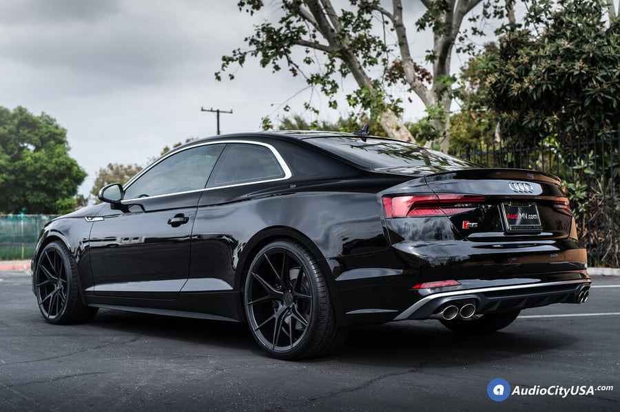 20″ Verde Wheels V99 Axis Satin Black Rims For 2018 Audi S5