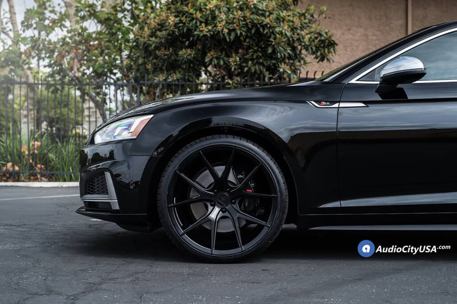 20″ Verde Wheels V99 Axis Satin Black Rims For 2018 Audi S5