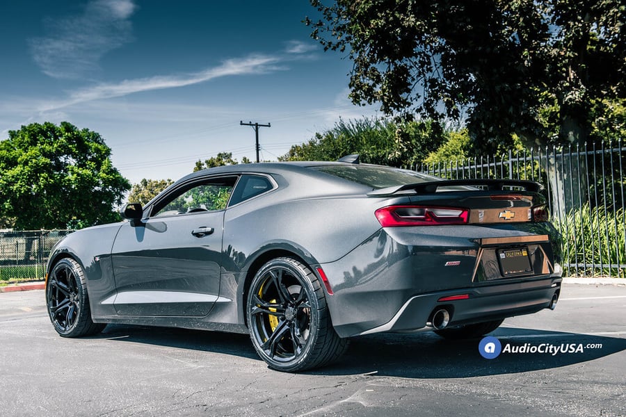 20″ Staggered MRR Wheels M017 Gloss Black Rims for 2017 Chevrolet Camaro