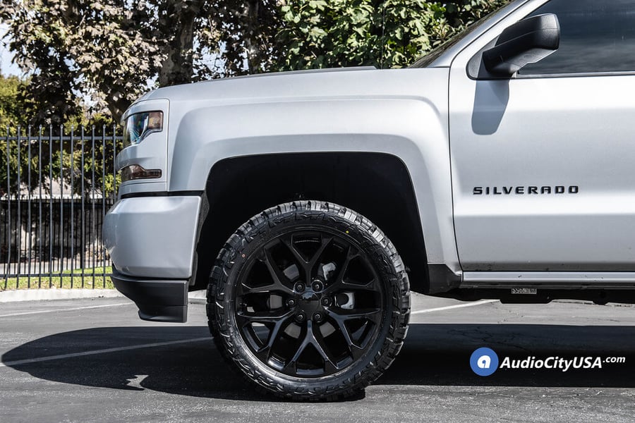 22 inch Snowflake Rims | Black Snowflake Wheels