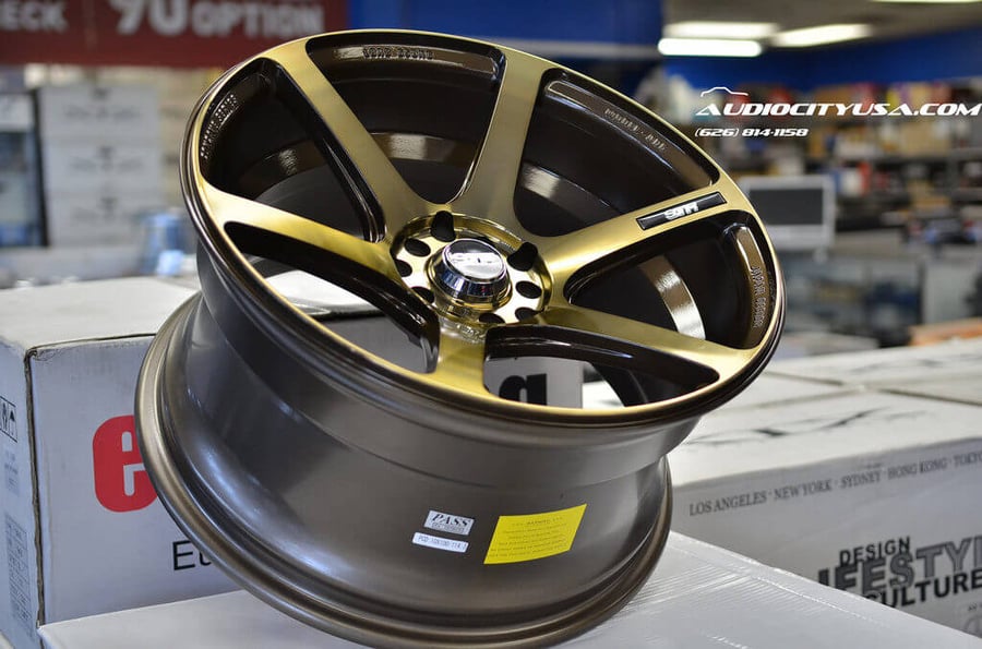 17″ STR Wheels 521 Titanium DEEP Concave Dual Bolt Pattern