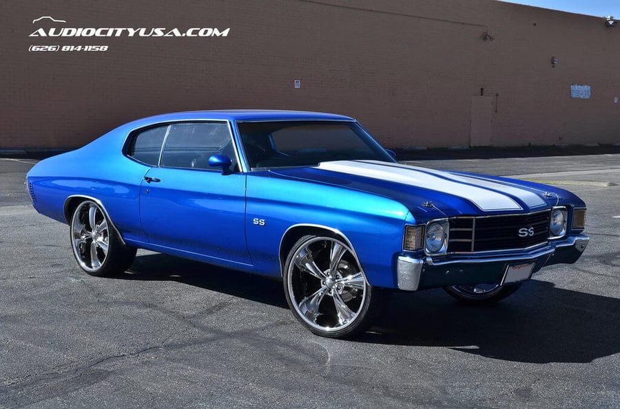 22″ BOSS Wheels 338 for 1972 Chevy Chevelle SS Old School Classic