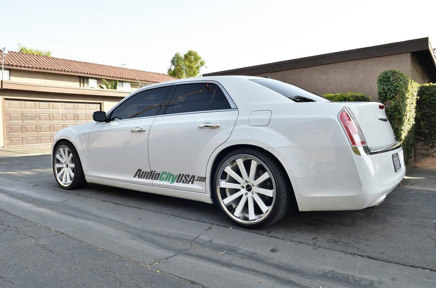 2014 Chrysler 300 | 22" Gianelle Wheels Santos 2ss Custom painted | H&R ...