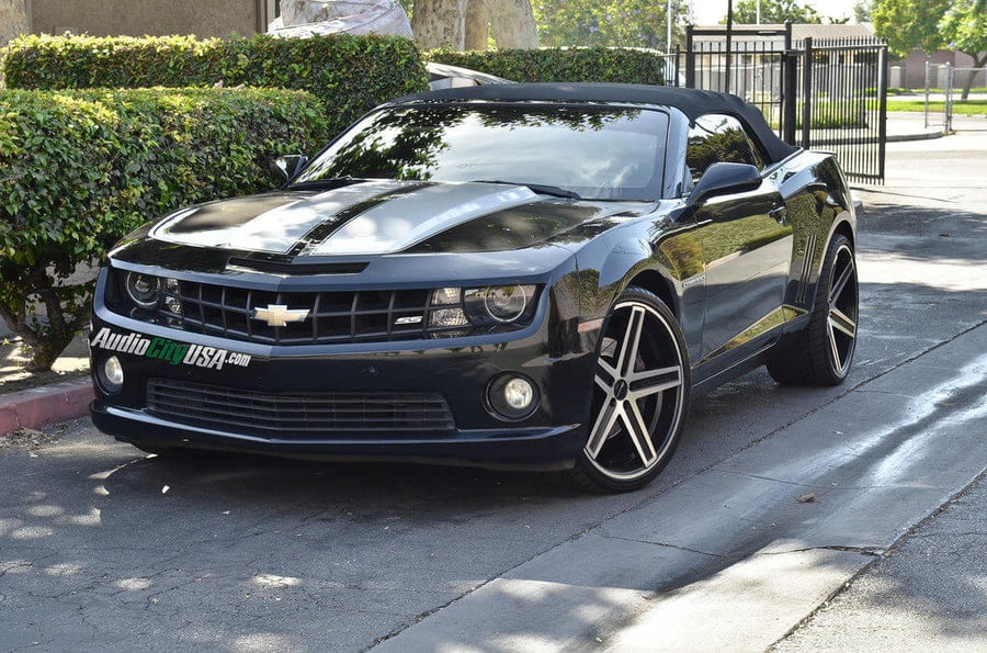 22″ Giovanna Wheels Dramuno Black Machine For Chevy Camaro SS