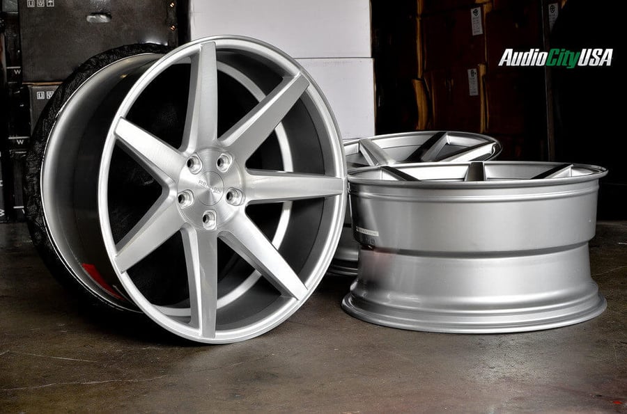 20" Rennen Wheels CRL 70 Silver Brushed Rims on 2015 Lexus IS 250 F-Sport