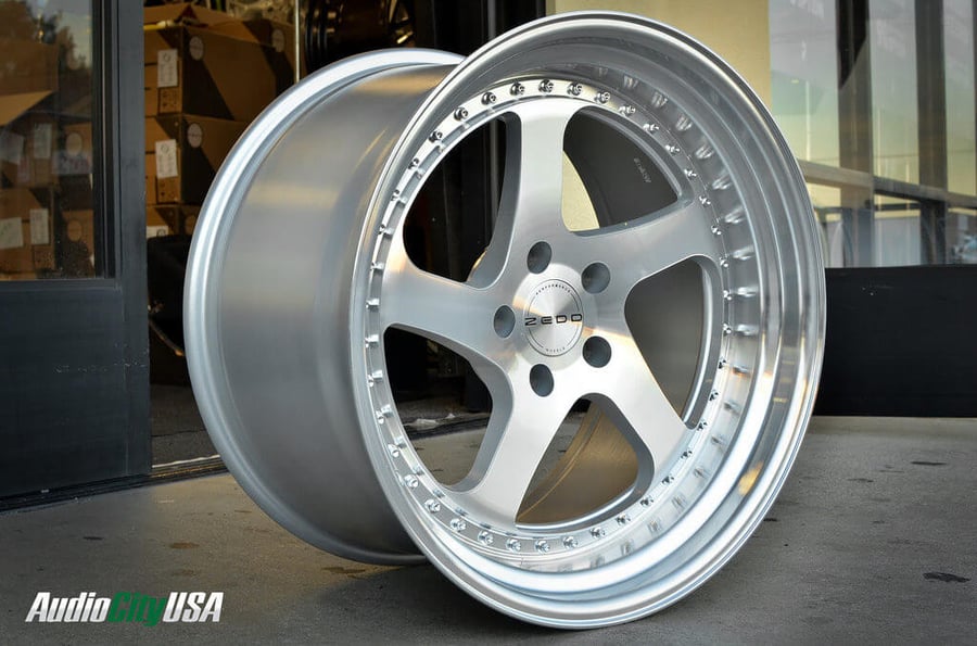 1998 BMW 540 i on 19" Zedd Wheels SL5 Silver face polish step lip ...