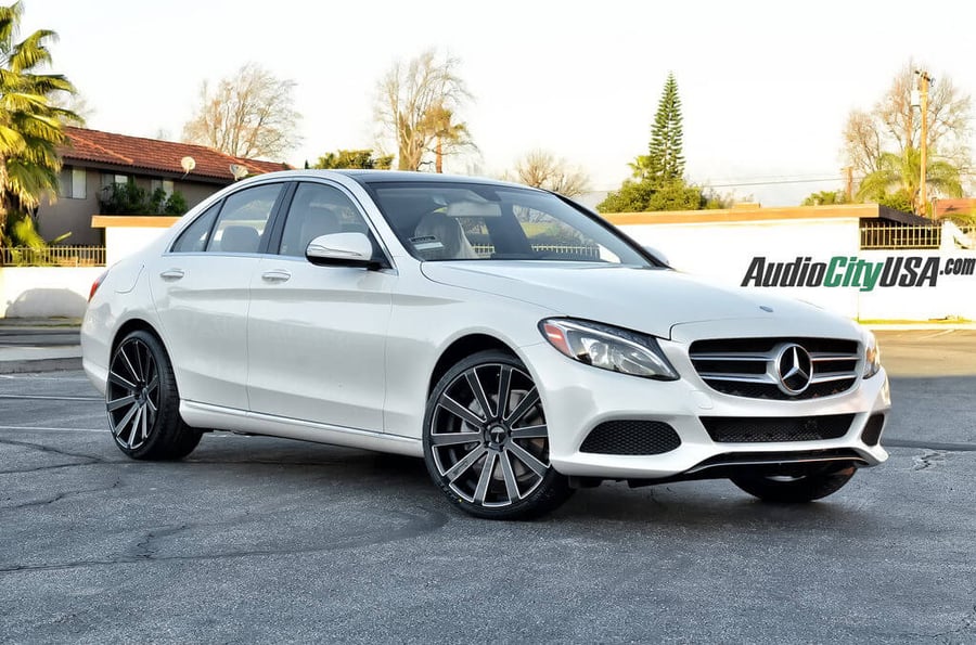 2015 Mercedes Benz C 300 (W205) on 20" Gianelle Wheels Santoneo wheels ...