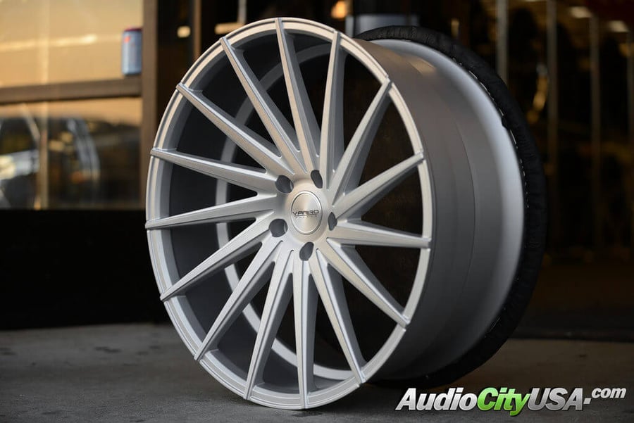 20″ Varro Wheels 15 Brush Silver Concave series for 2013 Mercedes Benz ...