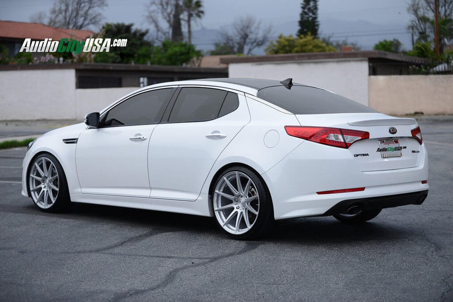 2014 Kia Optima | 20" Niche Wheels Essen M146 Silver | H&R Springs ...