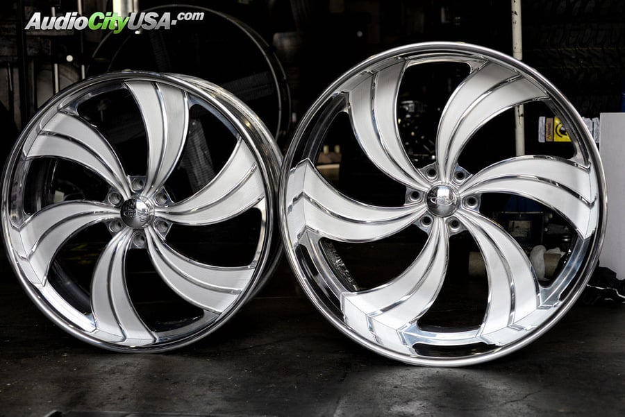 INTRO Twisted 6 Vista Billet Wheels 6061 Aluminum Welded