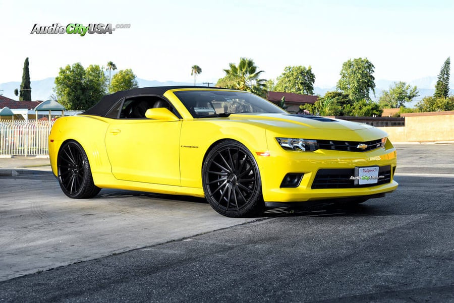 2014 Chevy Camaro SS | 22" Varro Wheels Rims VD 15 Matte Black ...