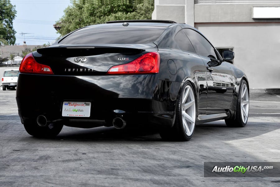 2008 Infiniti G 37s Coupe | 20" Rennen Wheels CRL 70 Brush Silver ...