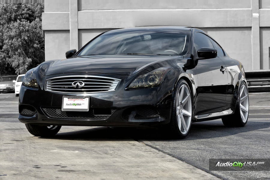 2008 Infiniti G 37s Coupe | 20" Rennen Wheels CRL 70 Brush Silver ...