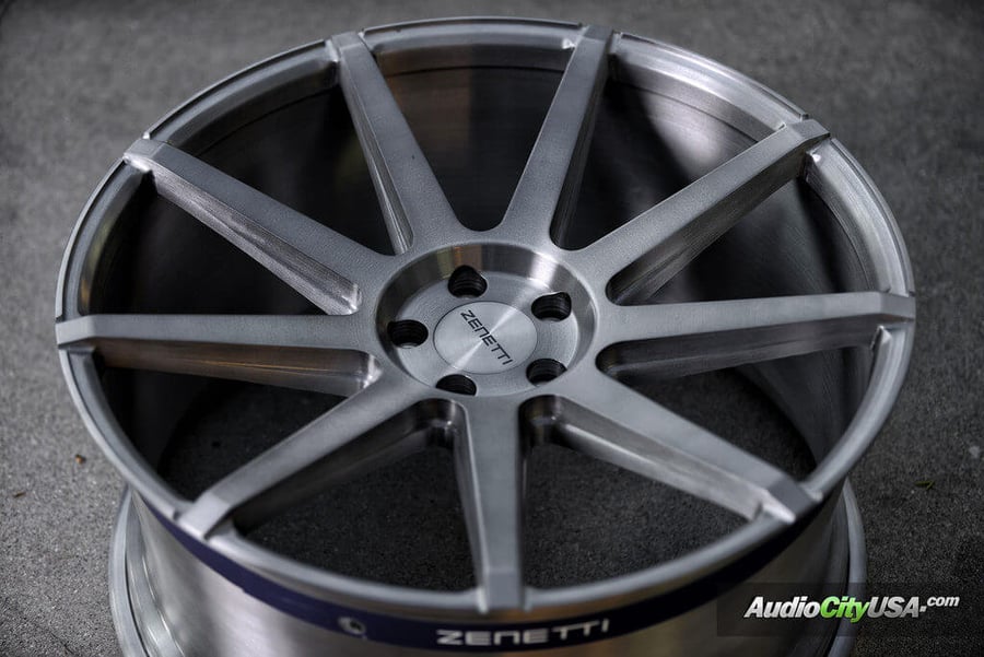 **NEW** 20" & 22" Zenetti wheels Venice & Esquire Silver brush, and ...