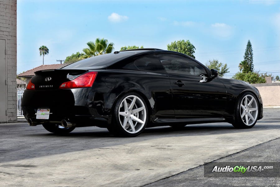 2008 Infiniti G 37s Coupe | 20" Rennen Wheels CRL 70 Brush Silver ...