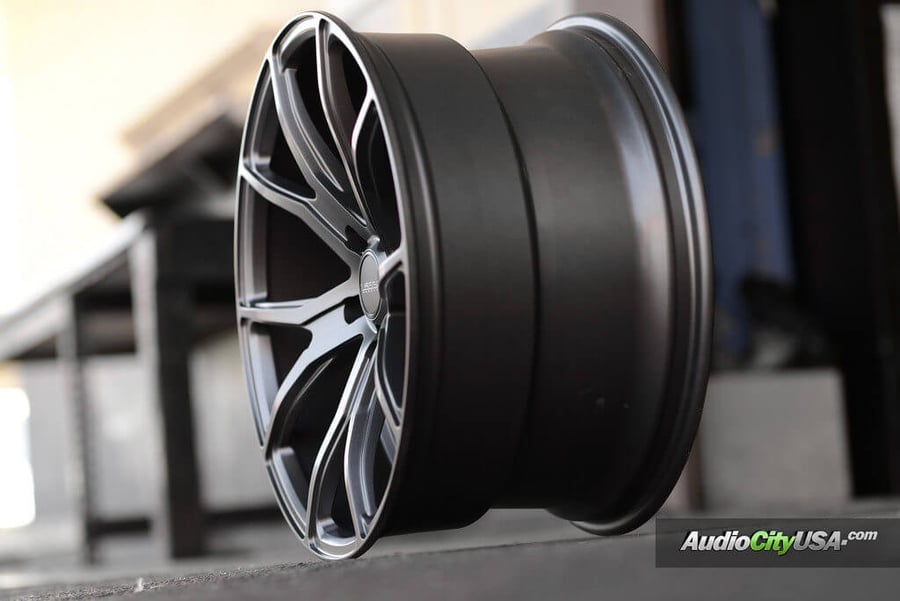 19″ 20″ 22″ Varro Wheels VD 01 Matte Graphite Rims For Any Application ...