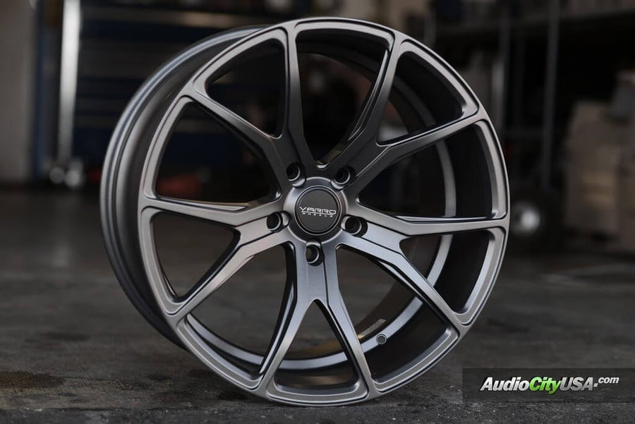 19″ 20″ 22″ Varro Wheels VD 01 Matte Graphite Rims For Any Application ...