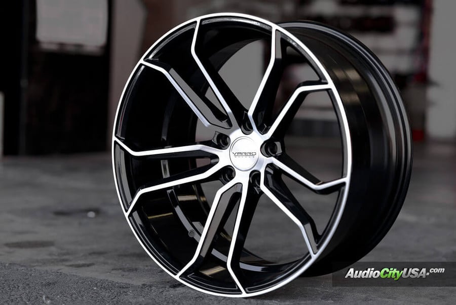 19″ & 20″ Varro Wheels Vd 02 Brush Silver, Glossy Black Windows Deep ...