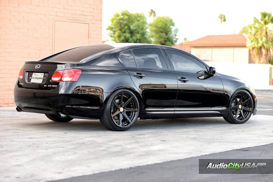 20" Vertini Wheels Dynasty Custom Painted on 2007 Lexus GS 300 AWD ...