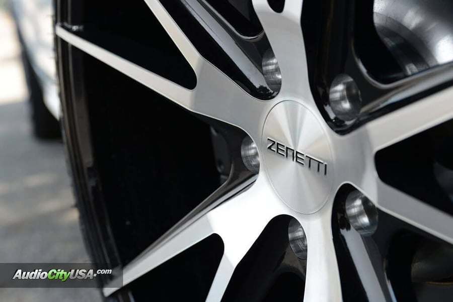 2015 BMW 640 I ///M Pkg on 22" Zenetti Wheels Venice Brush Silver Gloss ...