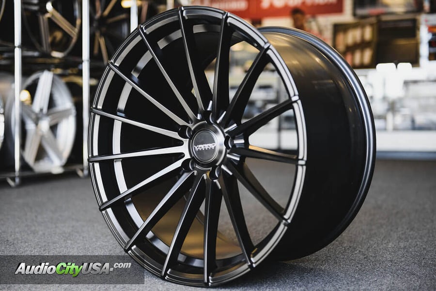 20x10 & 20x11 Varro Wheels VD 09 Matte Black For 2014 Camaro ZL1