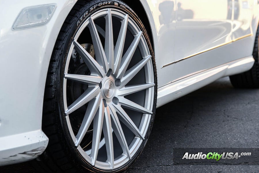 20″ Varro Wheels 15 Brush Silver Concave series for 2013 Mercedes Benz ...