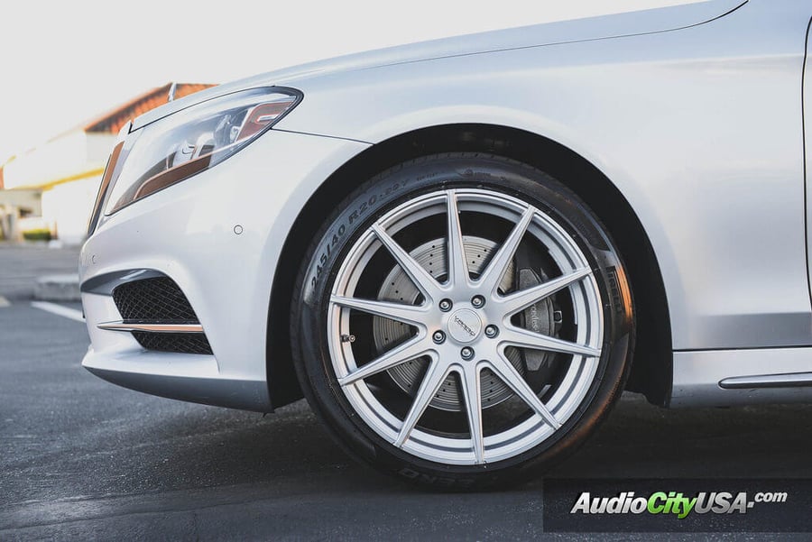 20″ Varro Wheels VD10 Brush Silver for 2015 Mercedes Benz S 550