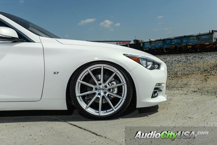 2016 Infiniti Q50 | 20" Autobahn Wheels Altenberg Brush Silver ...