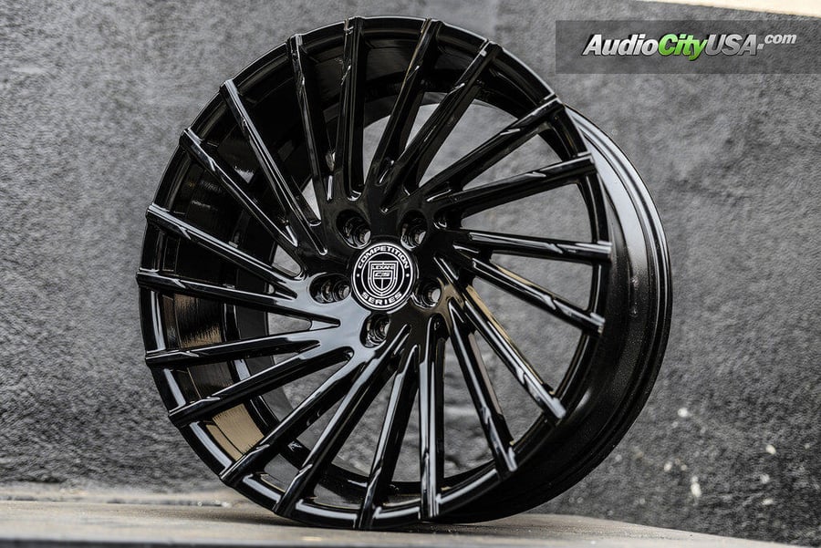 20" & 22" Lexani Wheels Wraith in gloss black Deep Concave ...