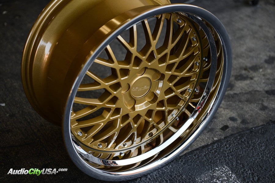 **NEW Wheel Alert** 20" Rennen Wheels CSL 5 in Brush Silver & Gold with ...