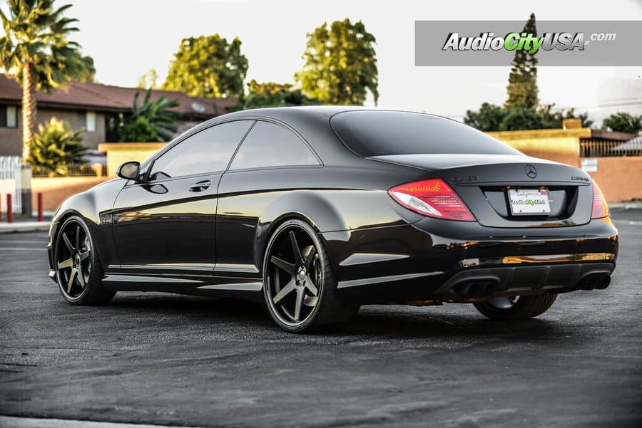 Mercedes Benz CLS 63 AMG | 22" Concept One Wheels CS-6 Matte black ...