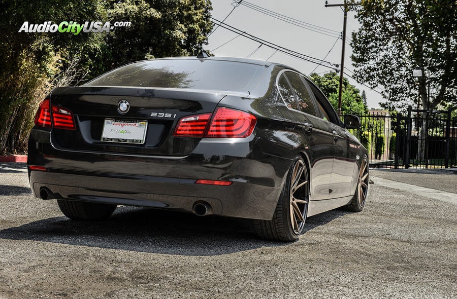 20″ AZAD AZ-36 Bronze Face, Gloss black Barrel For 2012 BMW 535 i