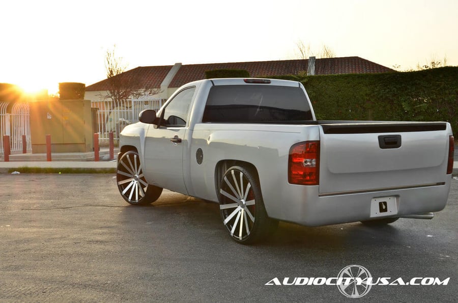 2013 Chevy Silverado Single Cab with 26″ Velocity Wheels Rims