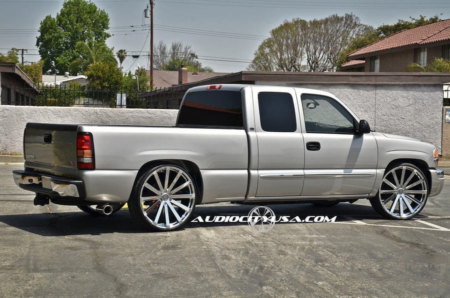 26″ Velocity Wheels VW12 Chrome Rims for 2006 GMC Sierra