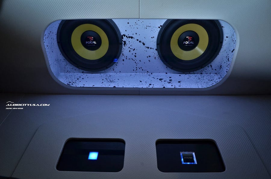 11" Focal K2 Subwoofers With Alpine PDX Amplifiers And Custom Band Pass ...