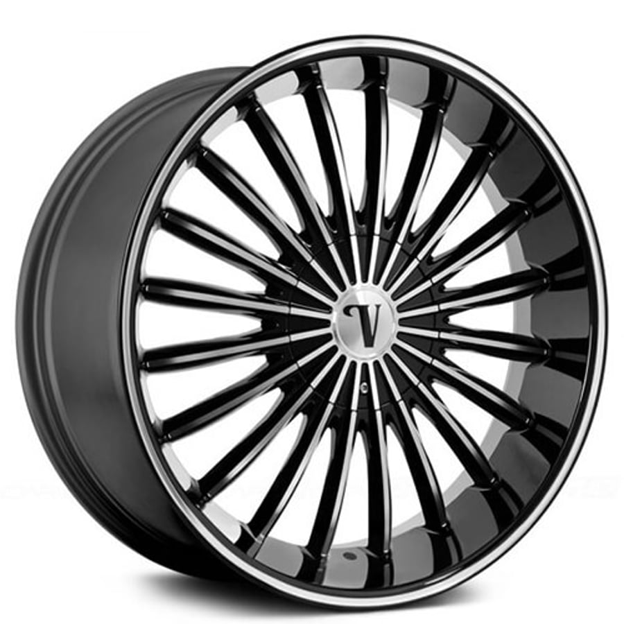 2015 Chrysler 300S | 24" Velocity Wheels VW12 Matte Black *Deep Concave ...