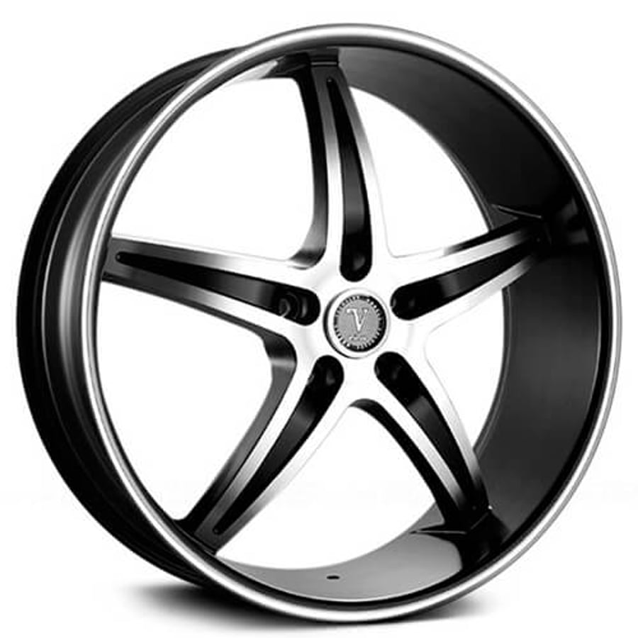 2015 Chrysler 300S | 24" Velocity Wheels VW12 Matte Black *Deep Concave ...