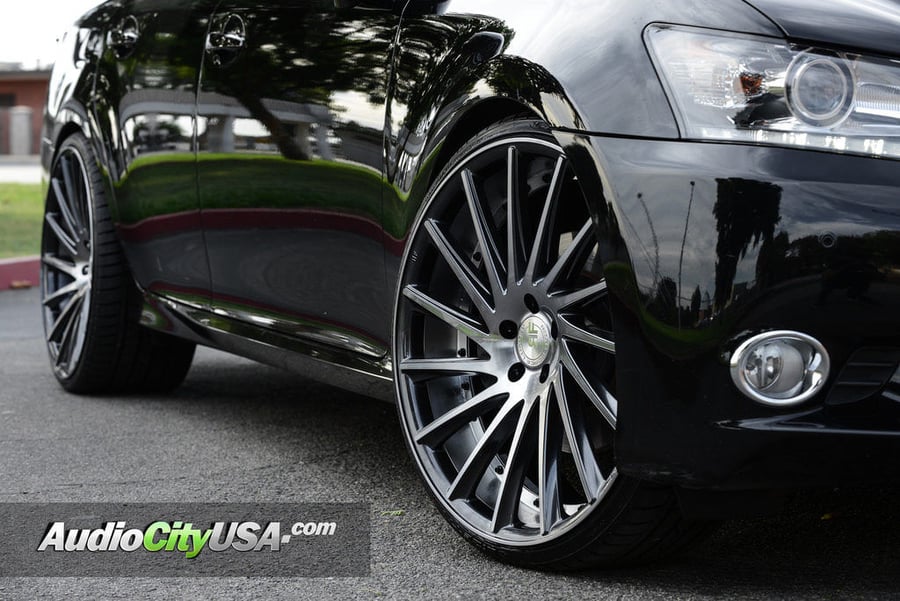2013 Lexus GS 350 | 22" Road Force Wheels RF-16 Gun Metal Machine ...