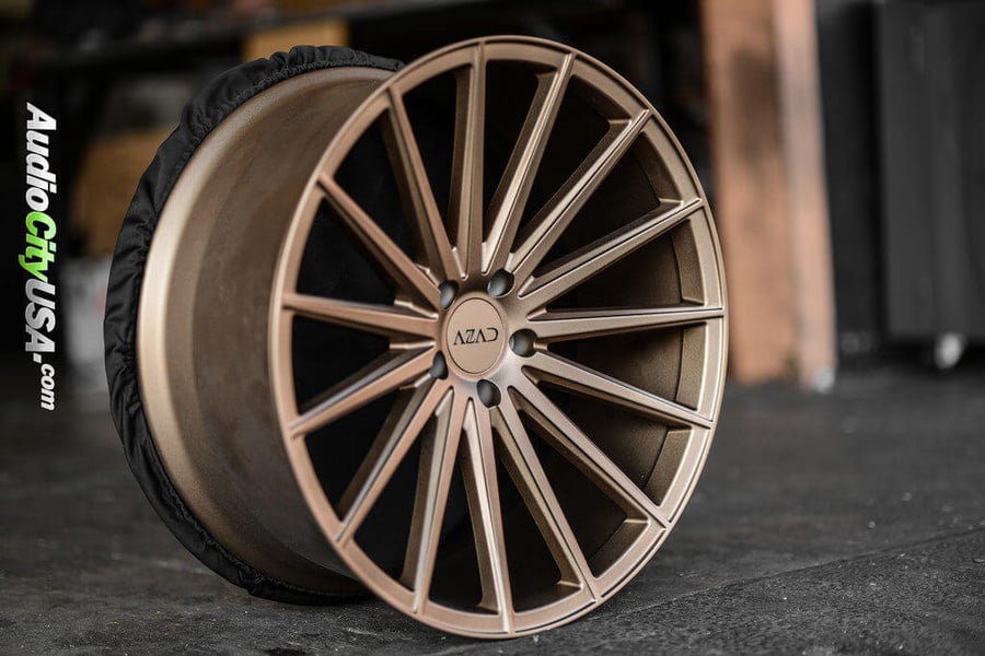 **NEW** AZAD Wheels AZ48 Matte Bronze, Semi Matte black, Silver machien ...