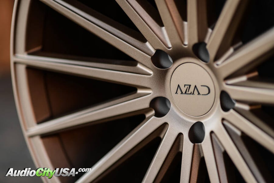 **NEW** AZAD Wheels AZ48 Matte Bronze, Semi Matte black, Silver machien ...