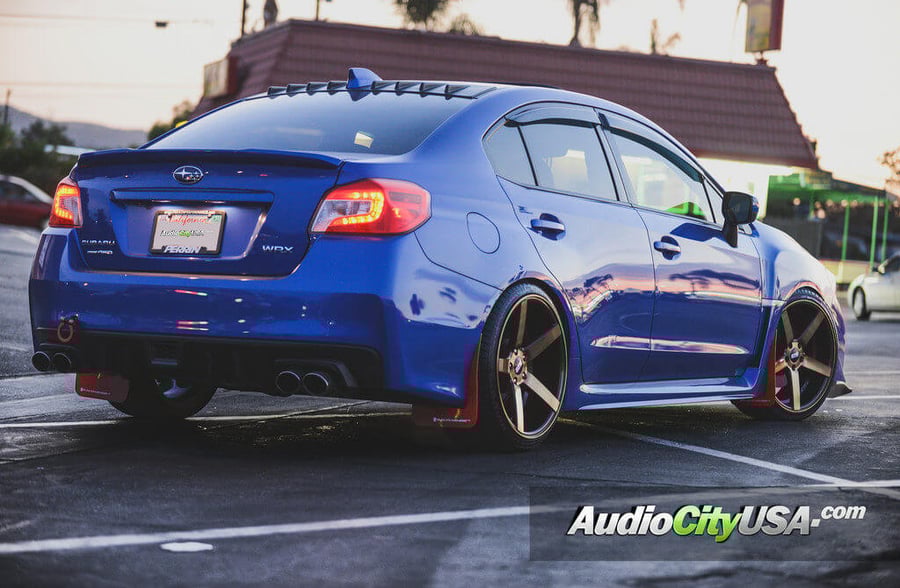 2017 Subaru WRX STI 19" STR Wheels 607 Titanium Finish Rims *Deep ...