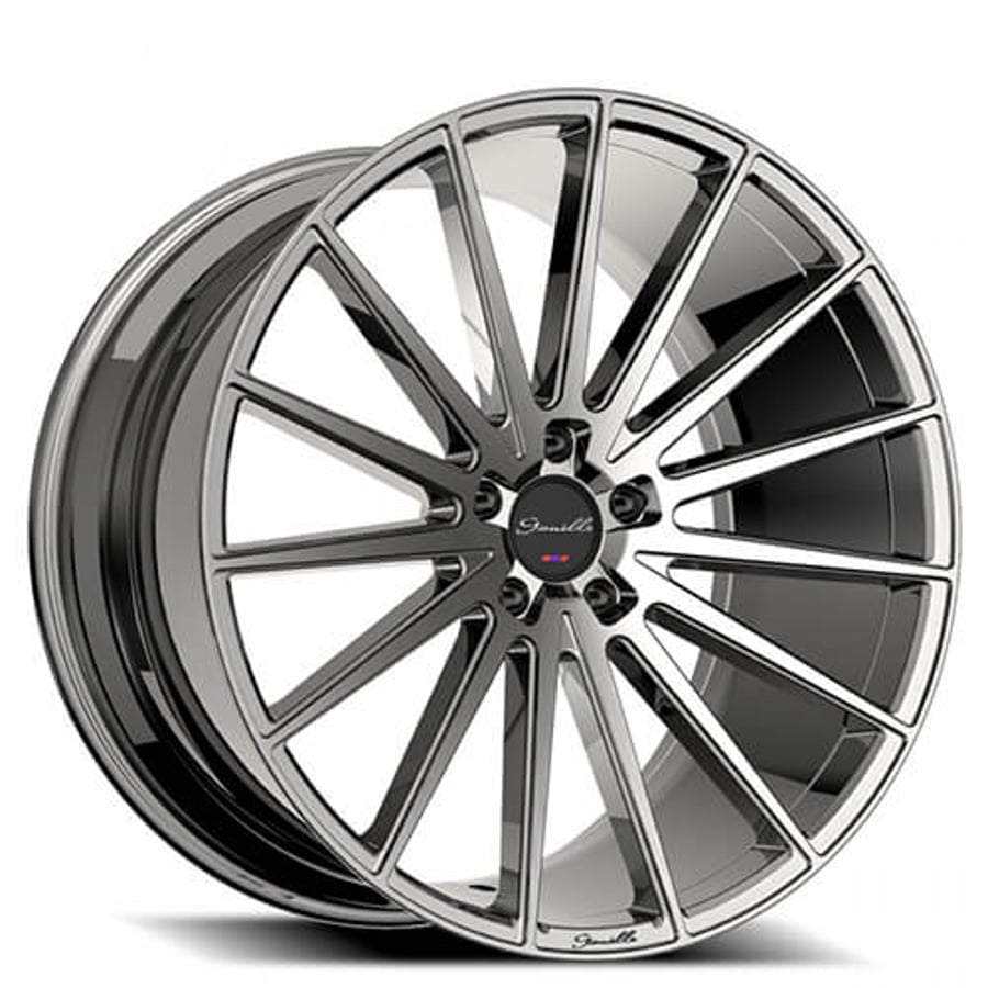 24″ Giovanna Wheels Haleb Gloss Black Rims For 2016 Jeep Grand Cherokee