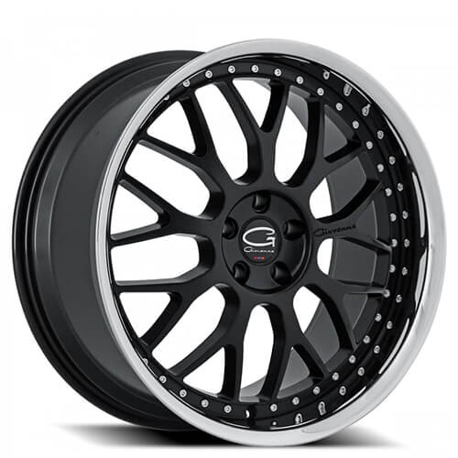 24″ Giovanna Wheels Haleb Gloss Black Rims For 2016 Jeep Grand Cherokee