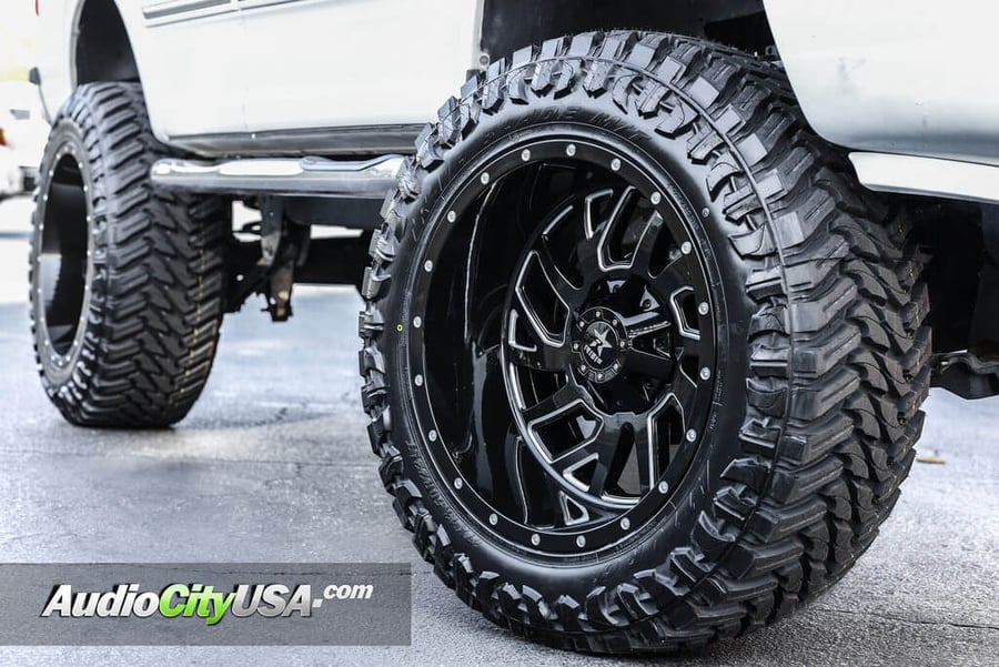 RBP Wheels Glock Gloss Black Milled Accents For 1998 Ford Expedition