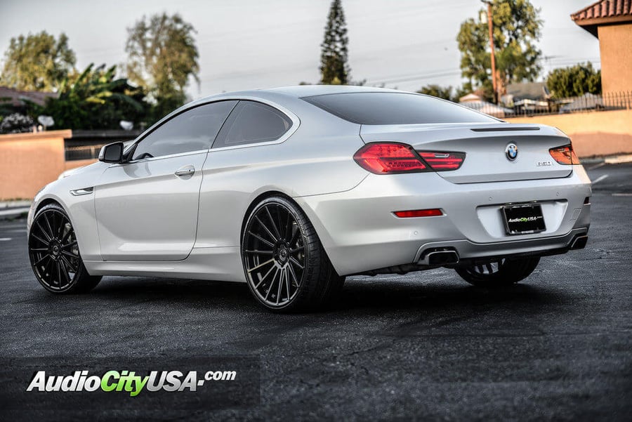 2014 BMW 650i | 22" Road Force Wheels RF-15 Gloss Black Rims ...