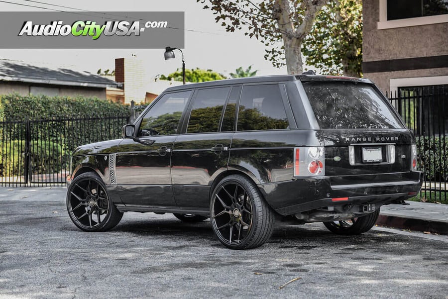 2012 Range Rover HSE | 24" Giovanna Wheels Haleb Gloss Black Rims ...