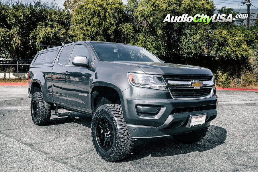 18″ Fuel Wheels D584 Recoil Matte Black With Lexani Mud Beast Tires For ...