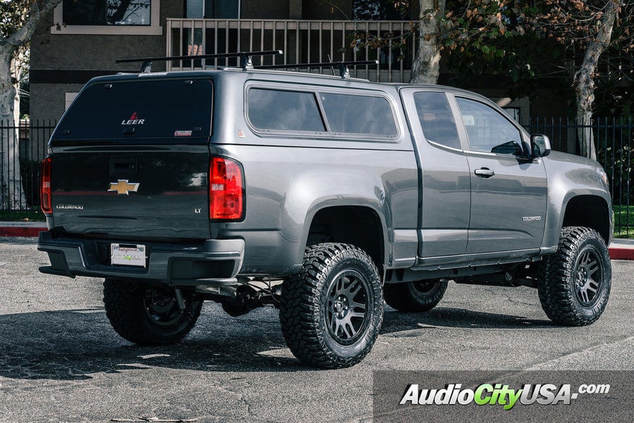 18″ Fuel Wheels D584 Recoil Matte Black With Lexani Mud Beast Tires For ...