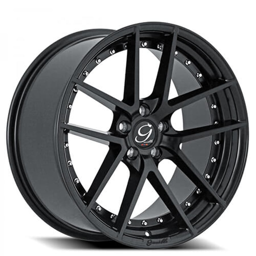 24″ Giovanna Wheels Haleb Gloss Black Rims For 2016 Jeep Grand Cherokee
