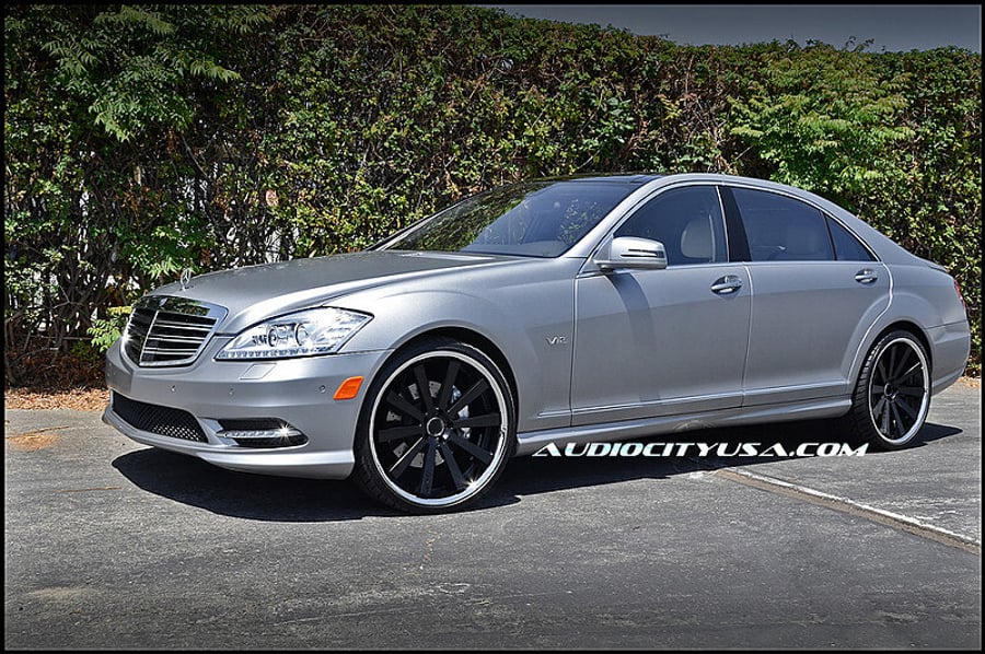 2011 Mercedes S600 v12 Frozen Grey wrapped with Gianelle Santo-2ss ...